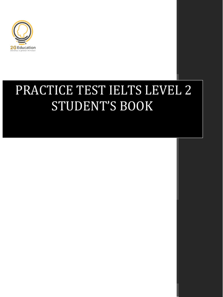 2g Practice Test Book Ielts Level 2 Student's Book | PDF | Knowledge ...