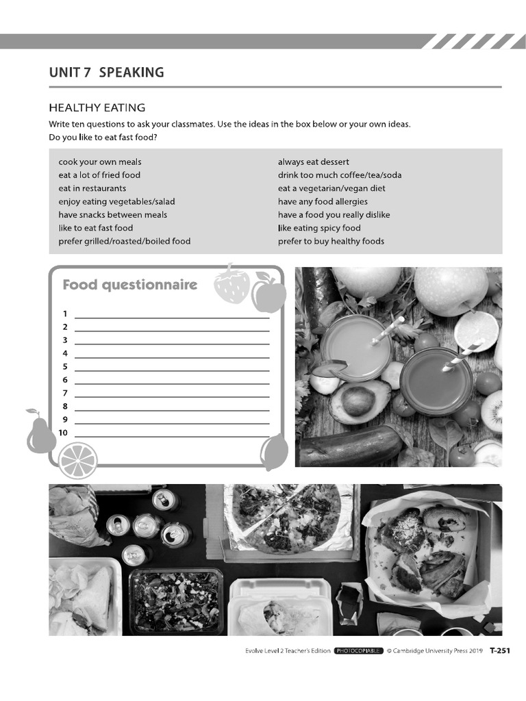 Speaking Unit 7 | PDF