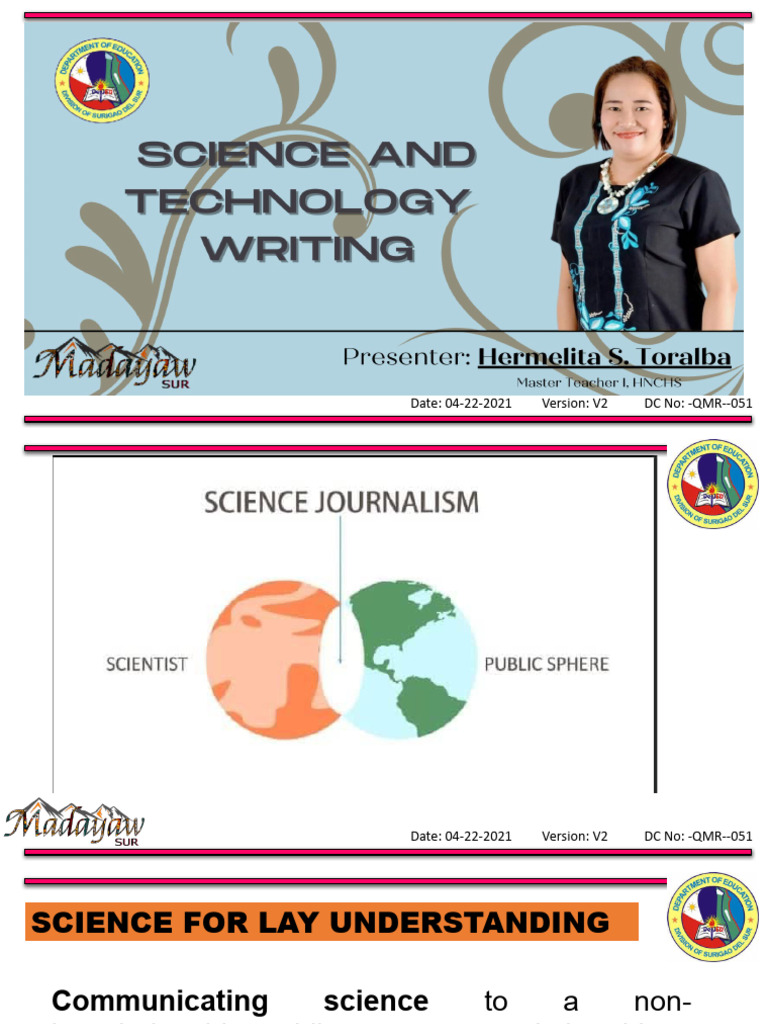 Science & Technology Writing | PDF | Science