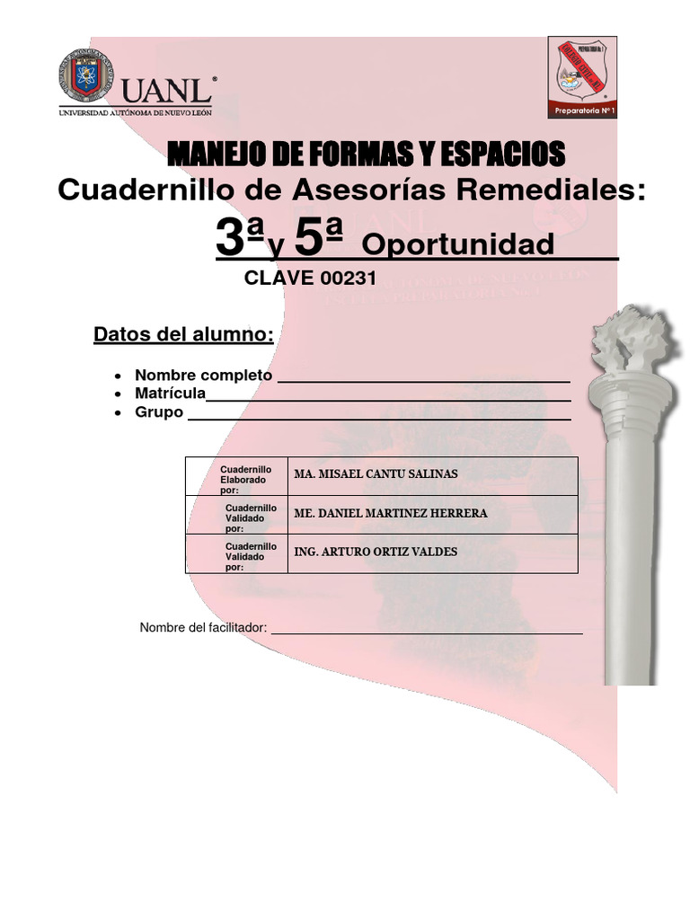 Manejo de Formas y Espacio | PDF | Aprendizaje