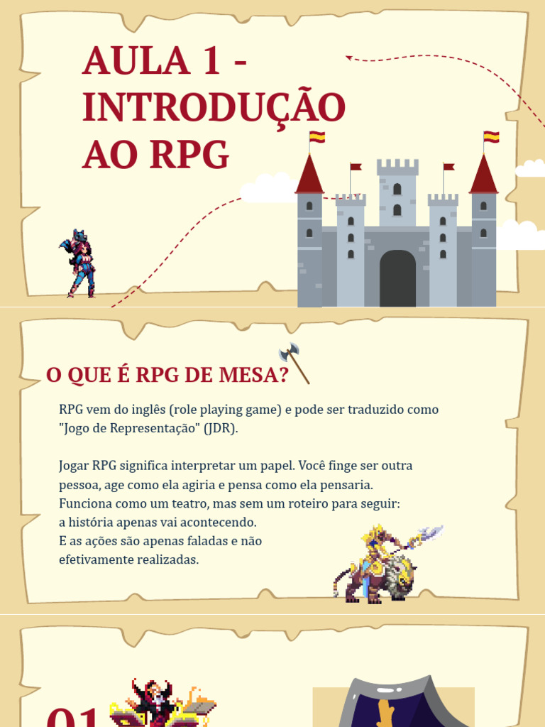 AULA 1 - Introducao Ao Universo de RPG | PDF | Jogos de RPG