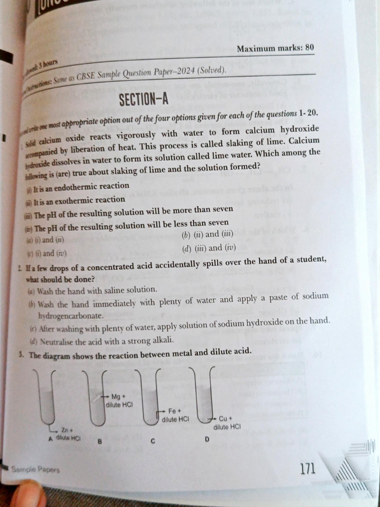 Sample Paper Science | PDF