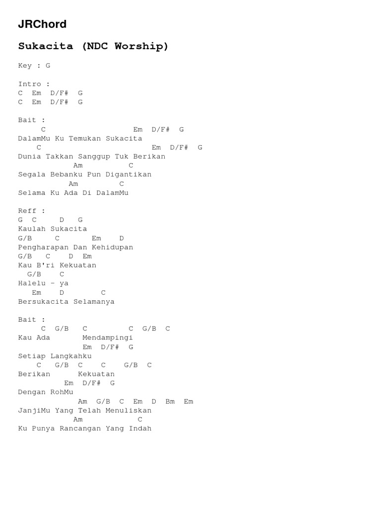 Sukacita NDC Worship | PDF