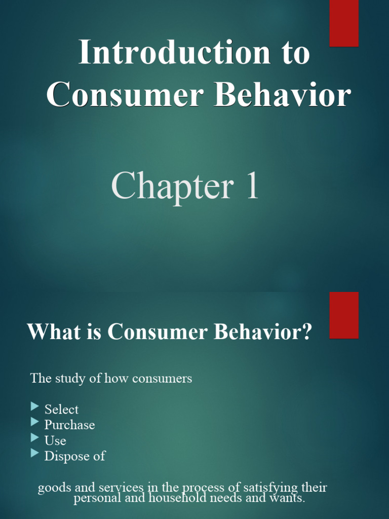 Consumer Behavior Introduction 2023 | Download Free PDF | Consumer Behaviour | Behavior