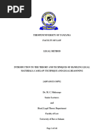 Sources of Law in Mauritius | PDF | Precedent | Constitution