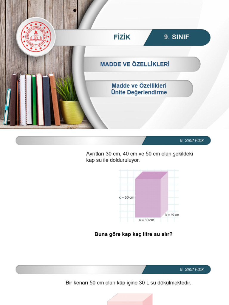 fizik 9.sınıf genel tekrar | PDF