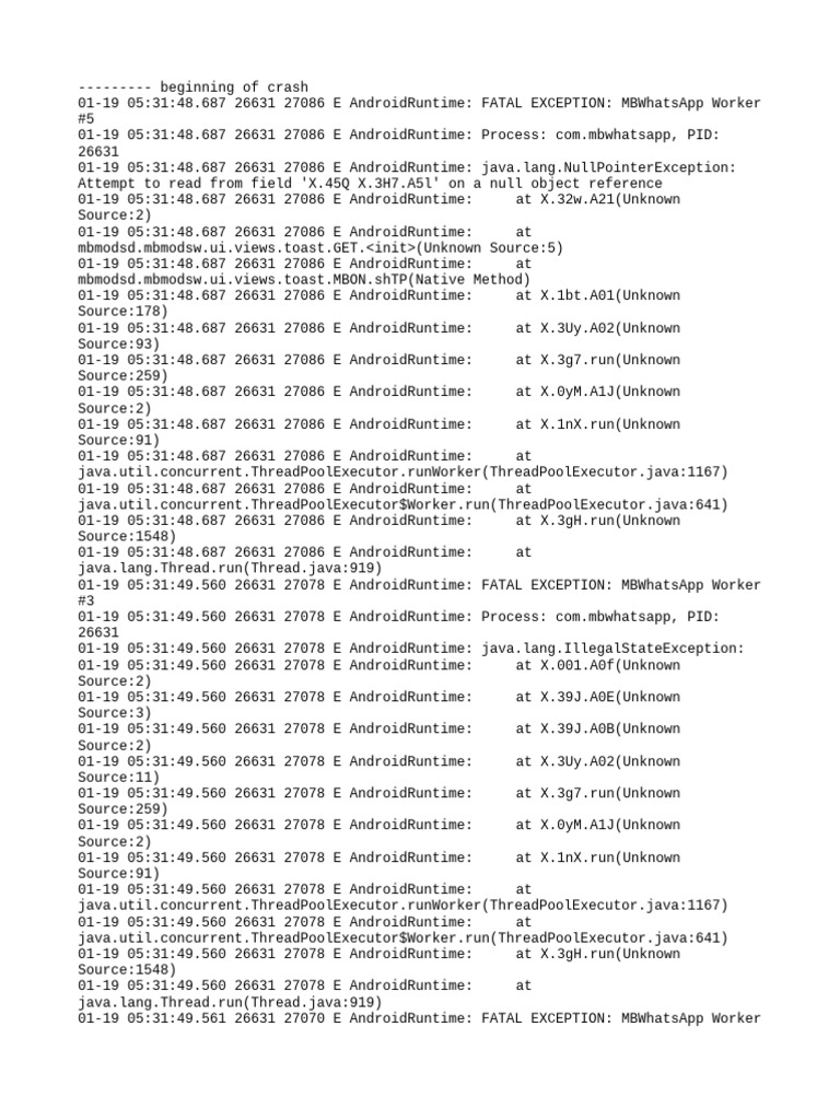Logcat | PDF | Object Oriented Programming | System Software