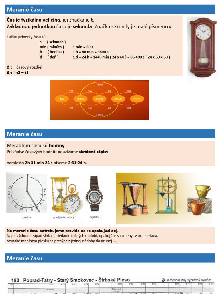 Meranie Času | PDF