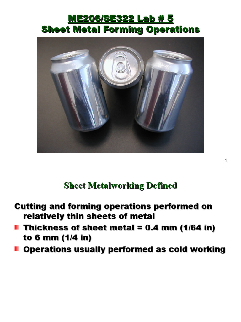 9 SheetMetal | Download Free PDF | Sheet Metal | Materials