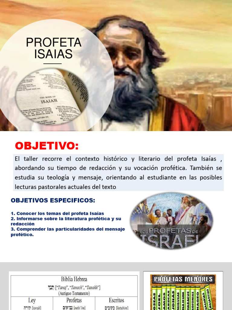 Presentación2 Profeta Isaias 2024 | PDF | Libro de Isaías | Isaias