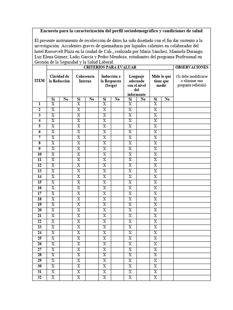 Validación Instrumento 2 | PDF | Metodología de encuesta
