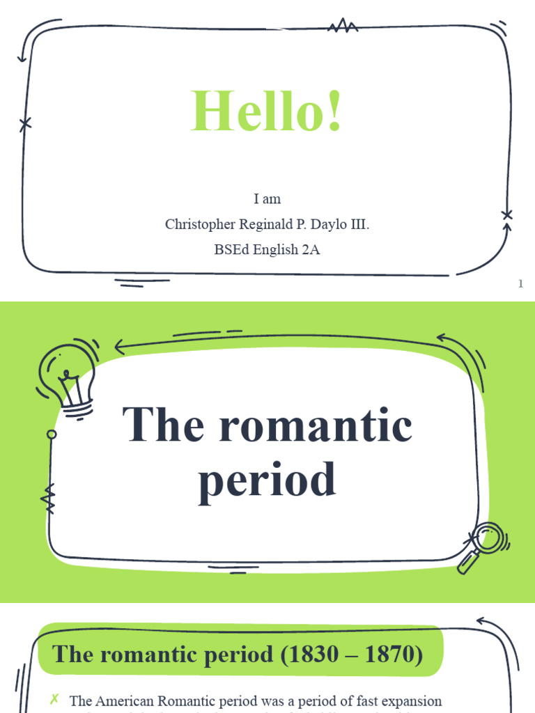 Romantic Period | PDF | Romanticism | William Wordsworth