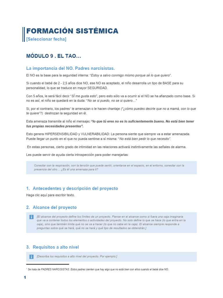 Formación Sistémica BLOQUE 9 TAO | PDF | Software | Informática