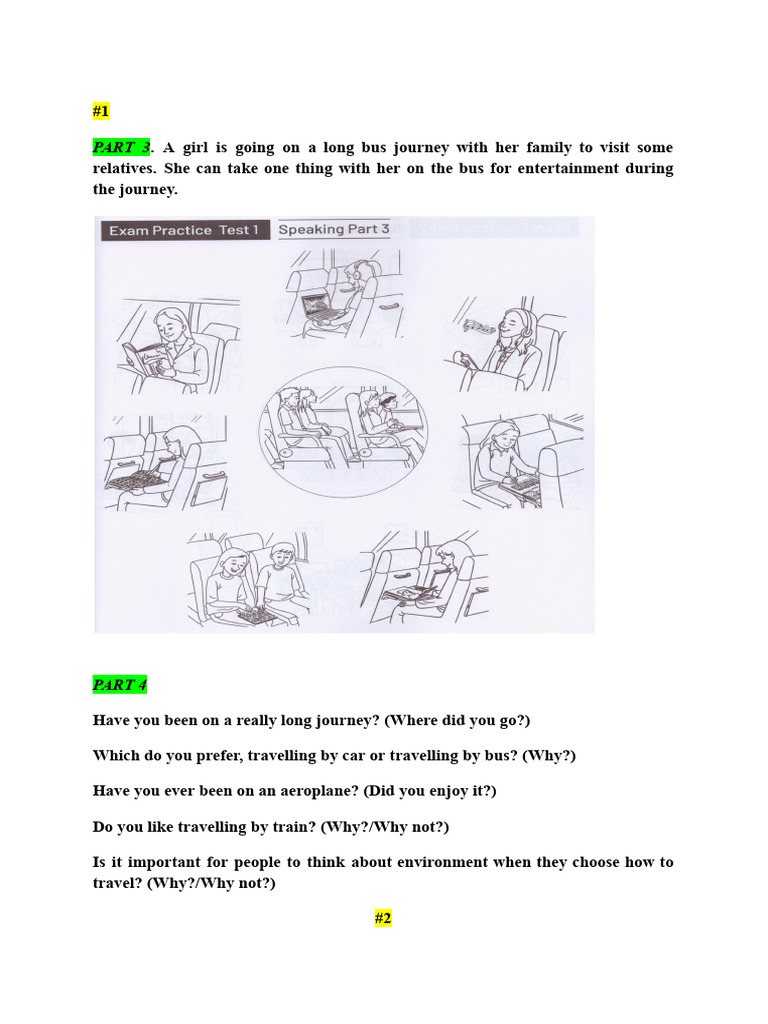 B1 Speaking Part 3+4 | PDF