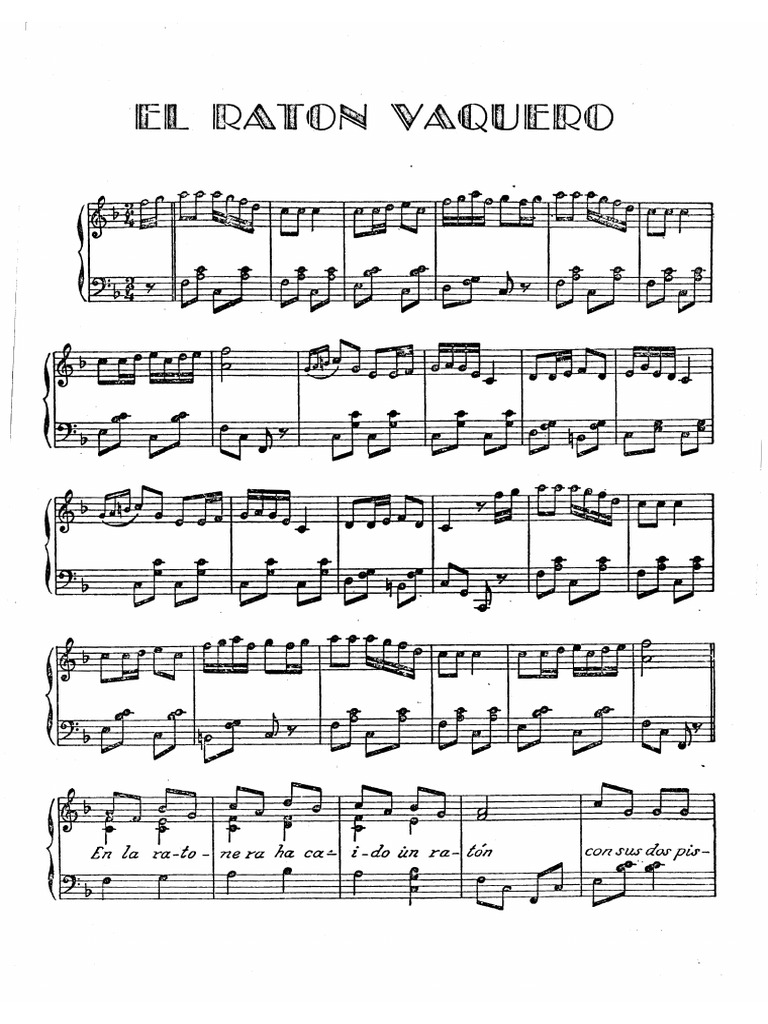 El Raton Vaquero Cri-Cri | PDF