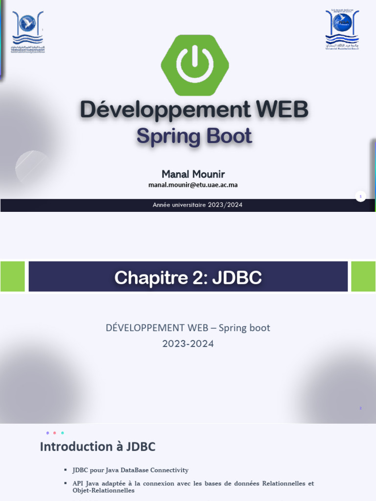 Jee JDBC | PDF | Java (Langage de programmation) | SQL