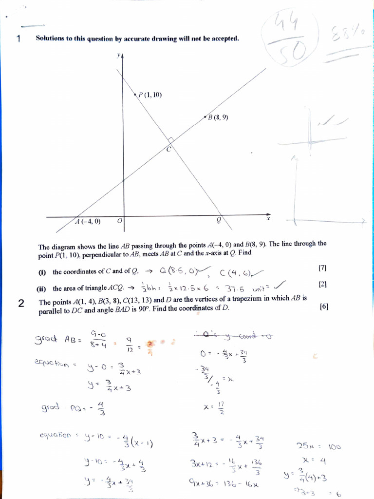 GM Coooords | PDF | Analytic Geometry | Geometric Shapes