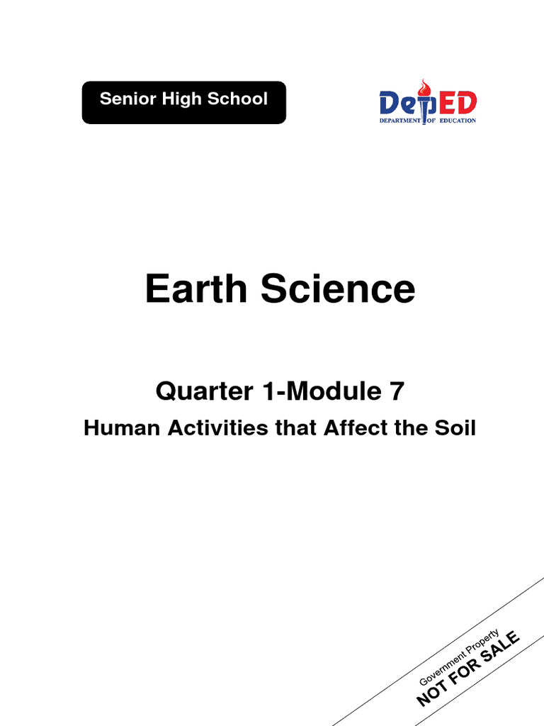 Earthsci Q1 Module7 | Download Free PDF | Soil | Erosion