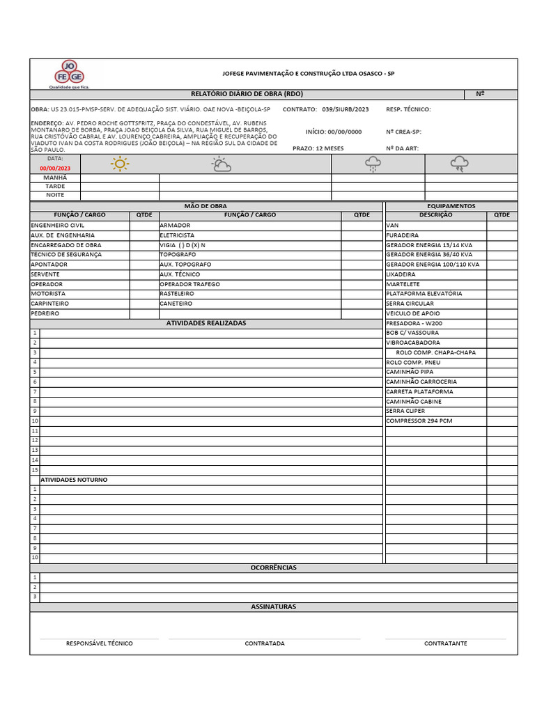 Rdo Padrão | PDF | Engenharia