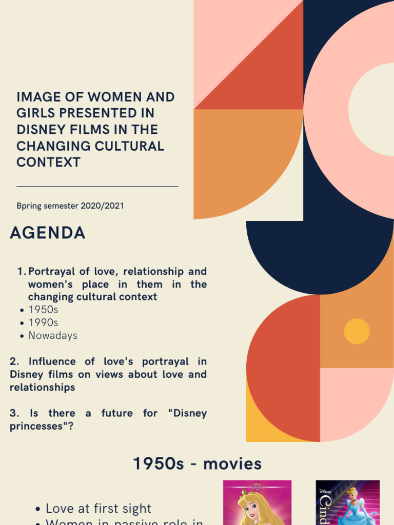 Image of Women and Girls Presented in Disney Films in The Changing ...