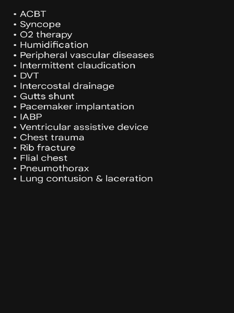 Cardiology - Notes | PDF
