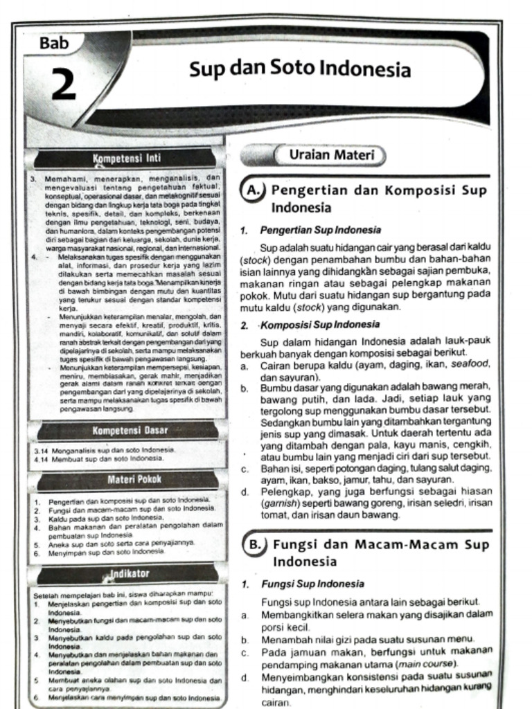 PPM Sup & Soto Indonesia | PDF