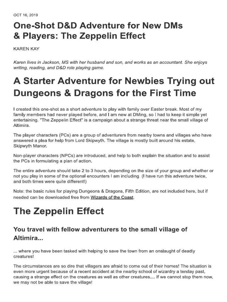 The Zeppelin Effect | PDF