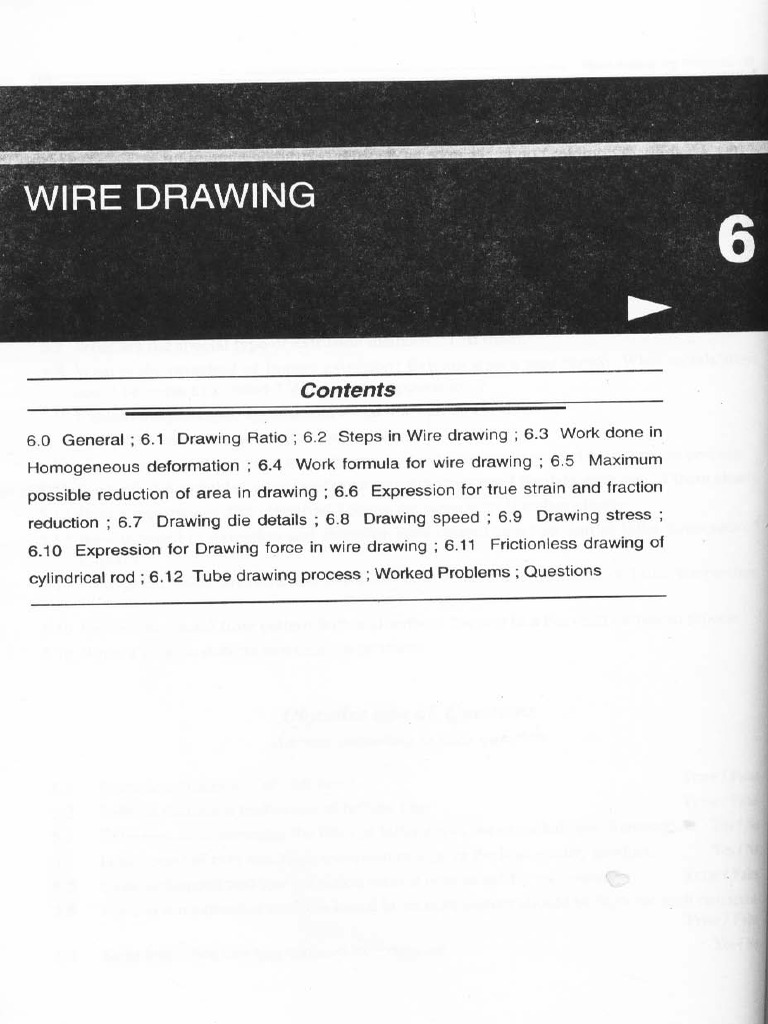 Wire Drawing | PDF