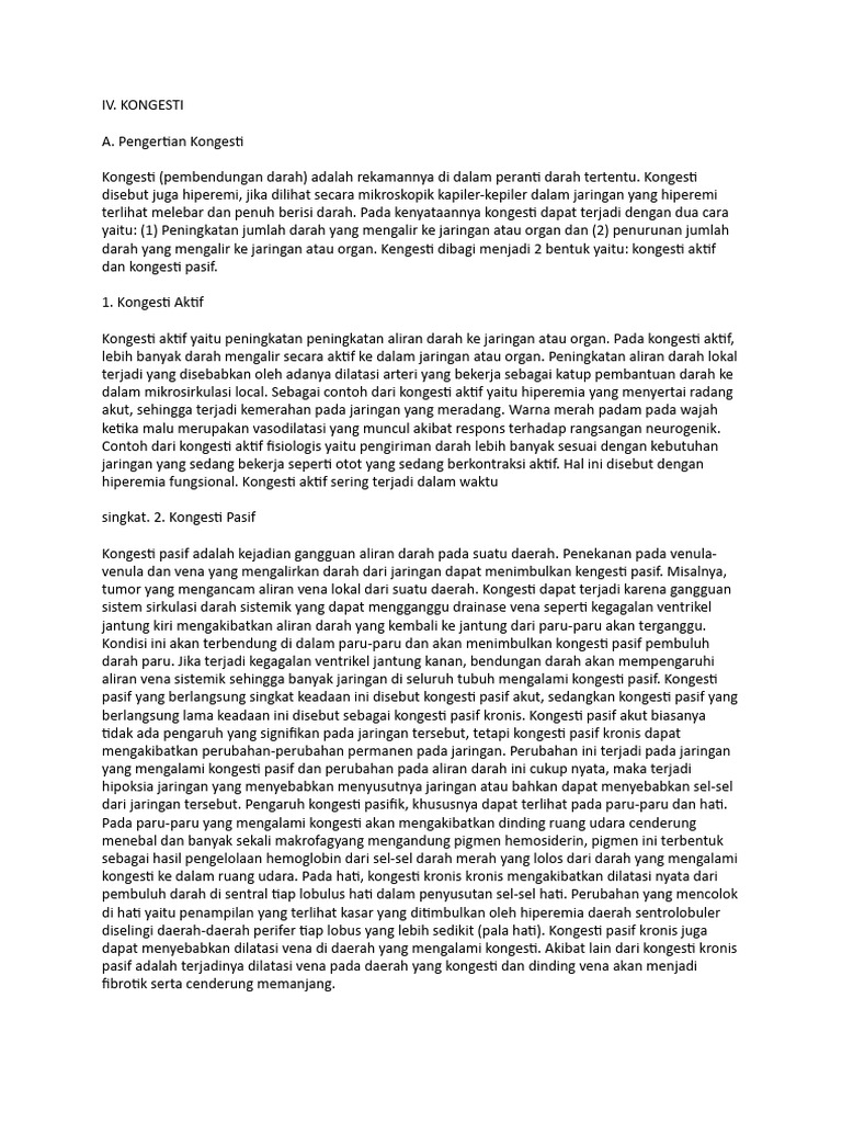 Emboli Kongesti | PDF | Sains & Matematika