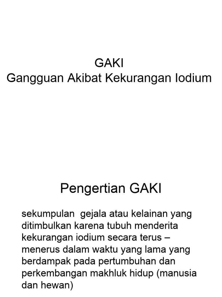 Gaky Presentasion | PDF