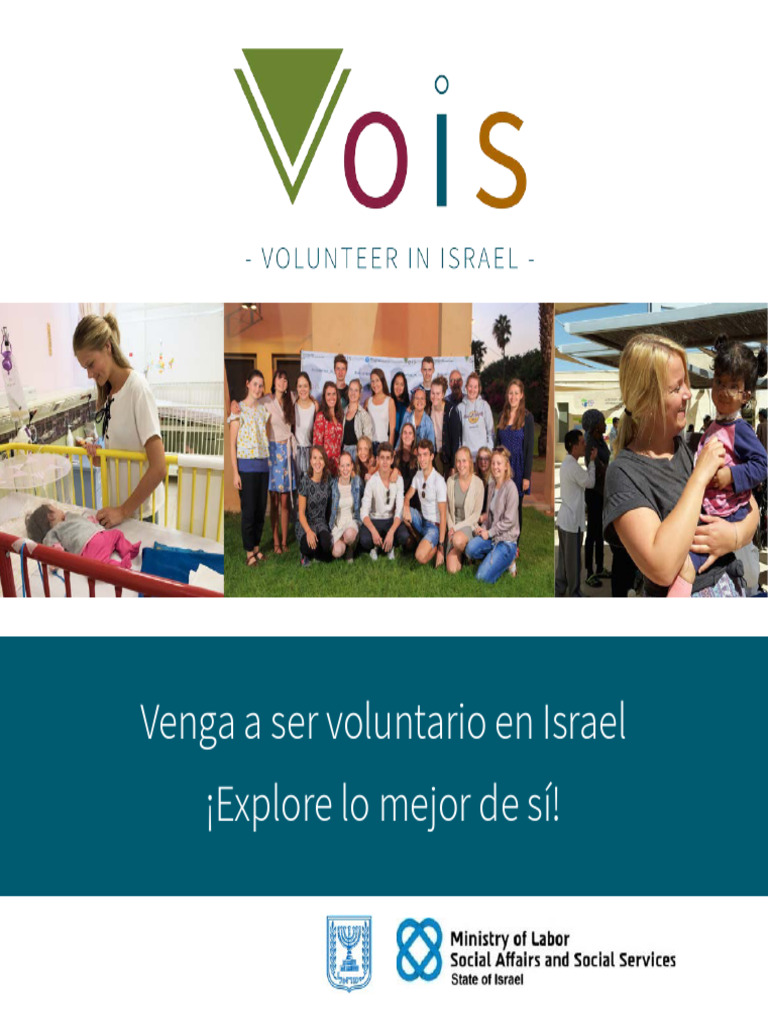 PDF Vois Brochure Spanish Web מונגש | PDF | Trabajar como voluntario | Israel