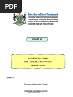 G10 - Physical Sciences - Term 4 - Exam - Question Paper 2 | PDF ...