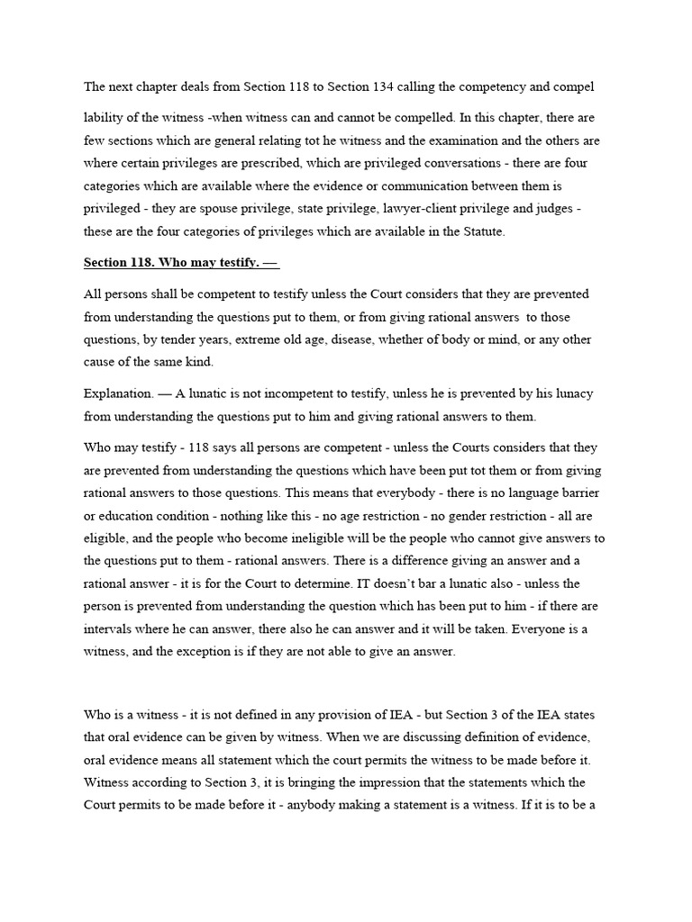 Section 118-155 Iea | PDF | Witness | Evidence (Law)