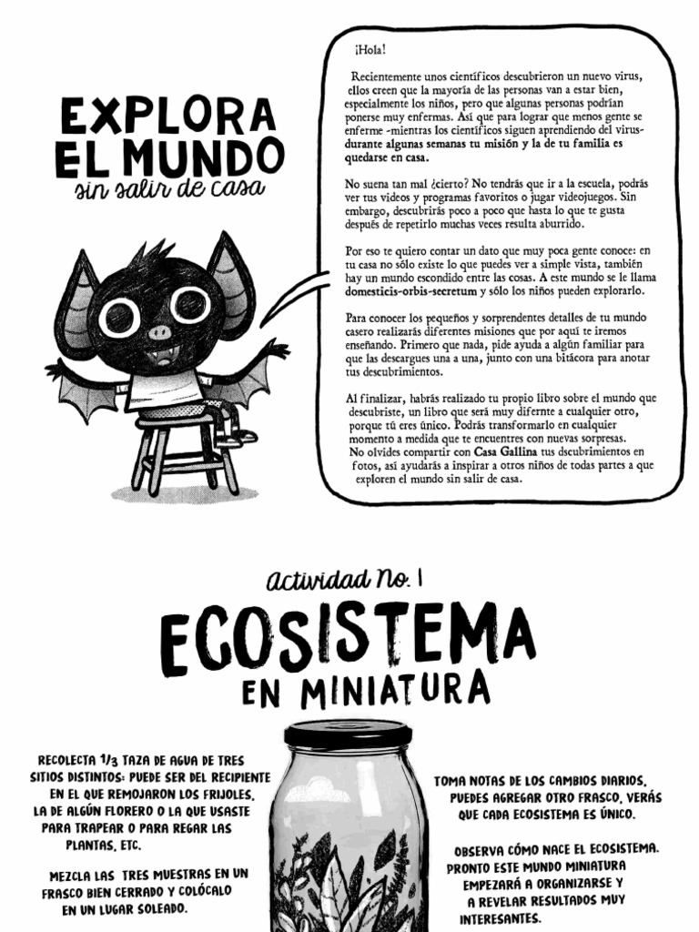 Explora El Mundo Sin Salir de Casa | PDF