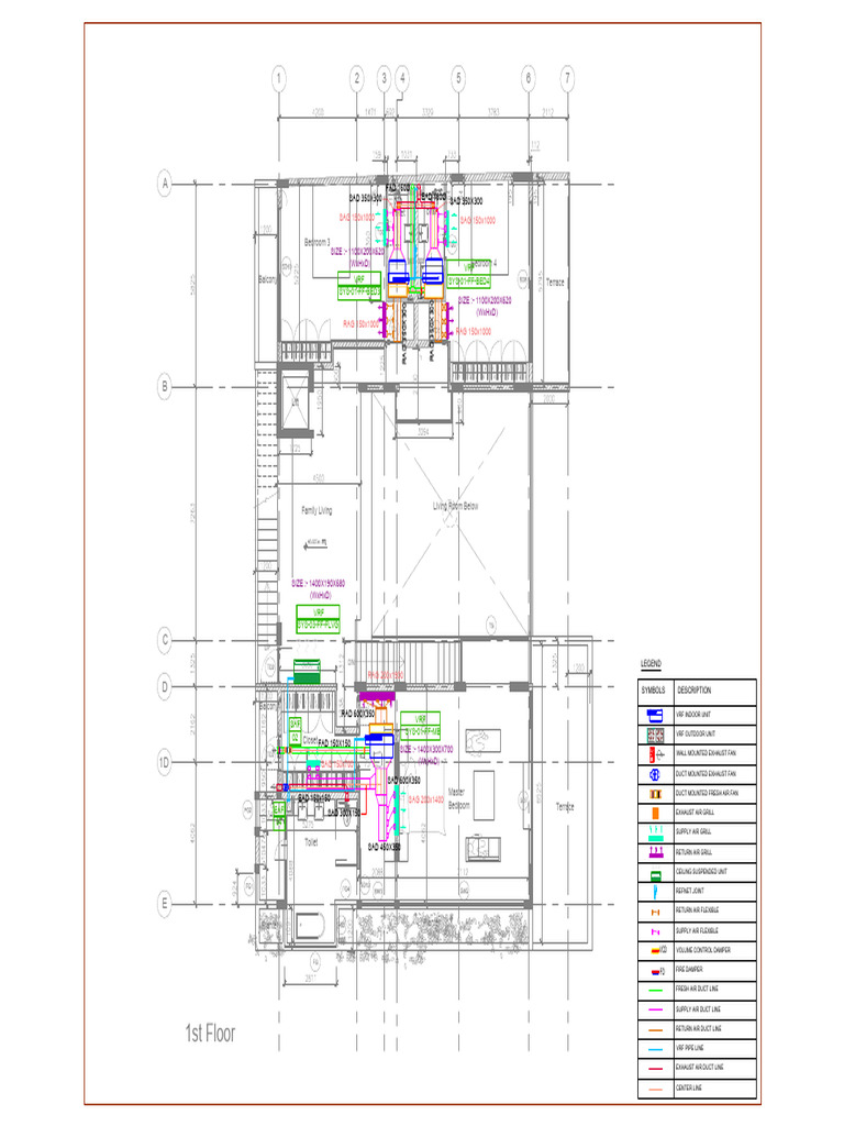 ACMV Tender Drawing-FF | PDF | Duct (Flow) | Building