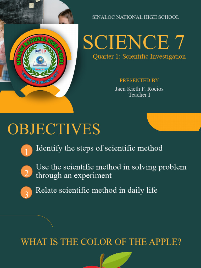 Grade 7 Scientific Investigation Guide | PDF | Scientific Method | Science