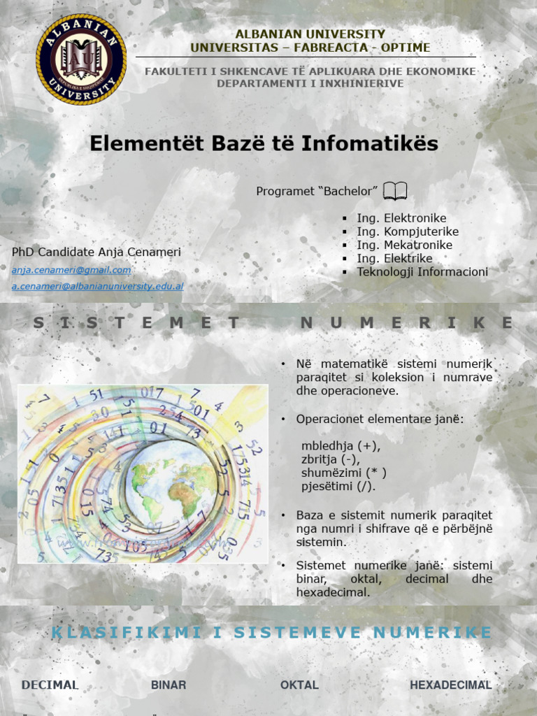 Elementet Baze Te Informatikes - Seminare - AC | PDF