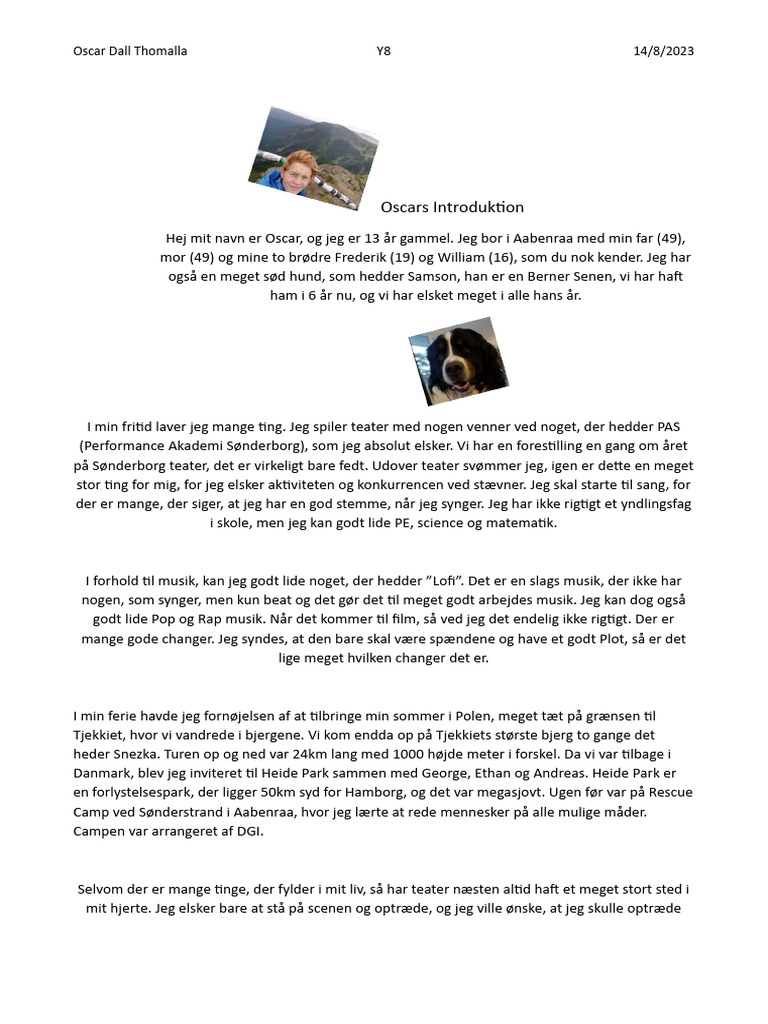 Oscars Introduktion | PDF