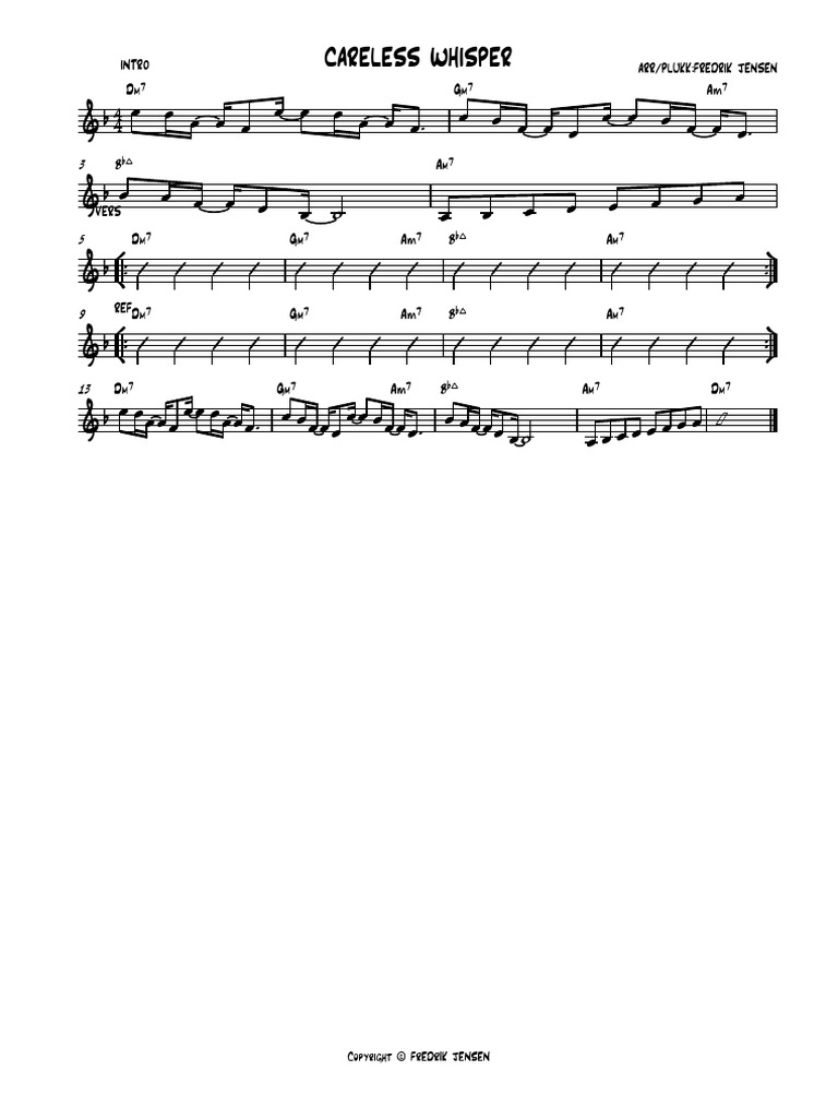 Careless Whisper | PDF