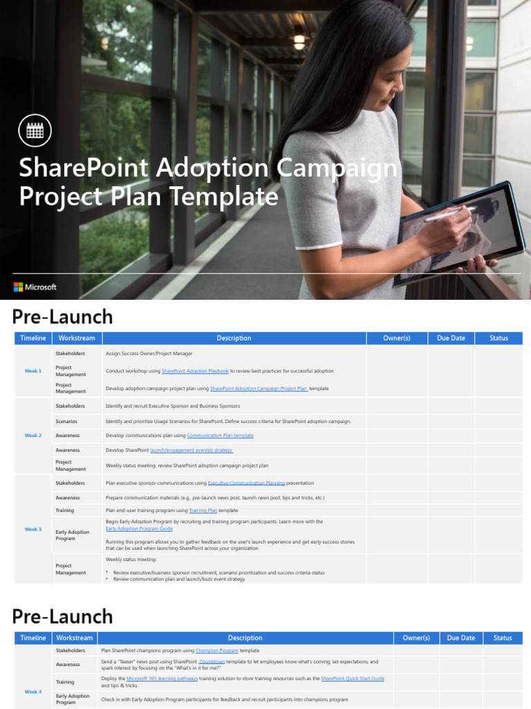 SharePoint Communication Plan Template | PDF | Share Point | Communication