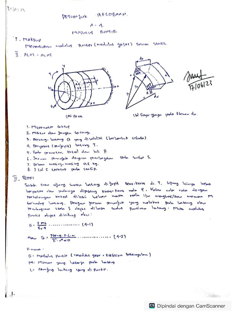 Modulus Puntir | PDF