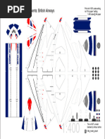 A350 Paper Plane | PDF | Vehicle Design | Aircraft Configurations