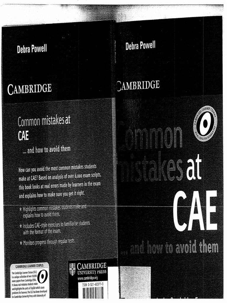 Common Mistakes at CAE... and How To Avoid Them | PDF