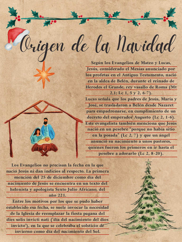 Origen de La Navidad | PDF