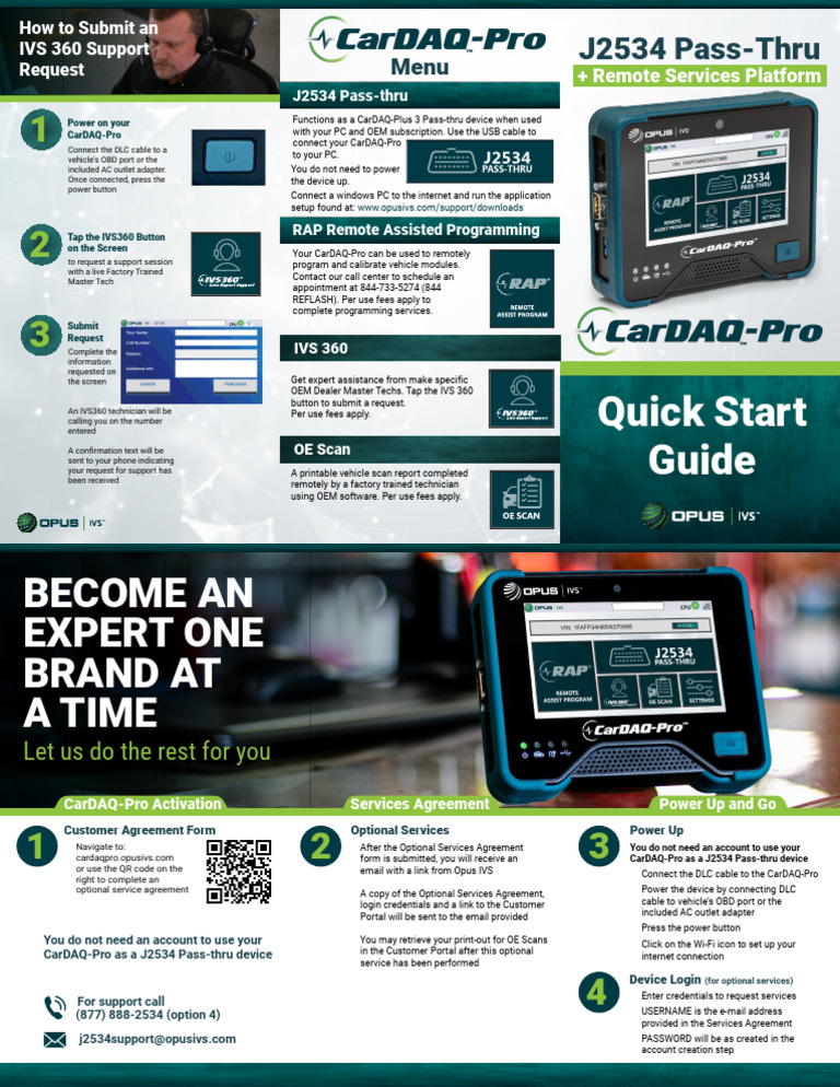 CarDAQ Pro QS Guide Final 2 Digital 2023 | PDF | Personal Computers ...