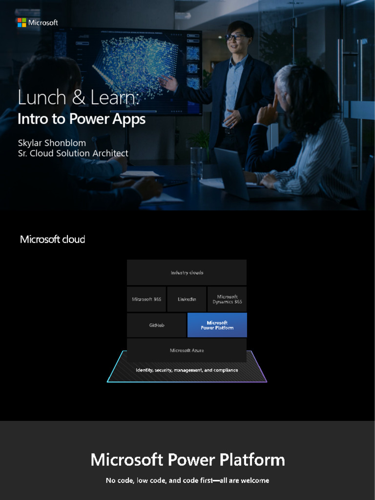 Intro to Microsoft Power Apps Overview | PDF | Mobile App | Microsoft Azure