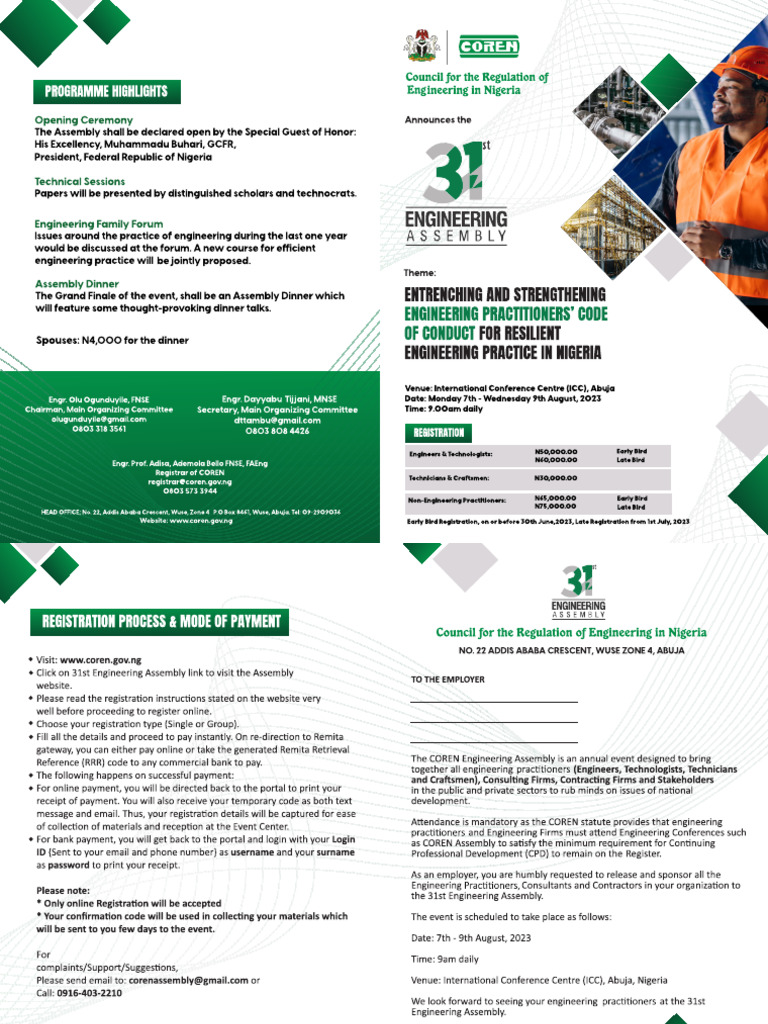 Coren 31st Engineering Assembly Flyer Updated (2) | PDF