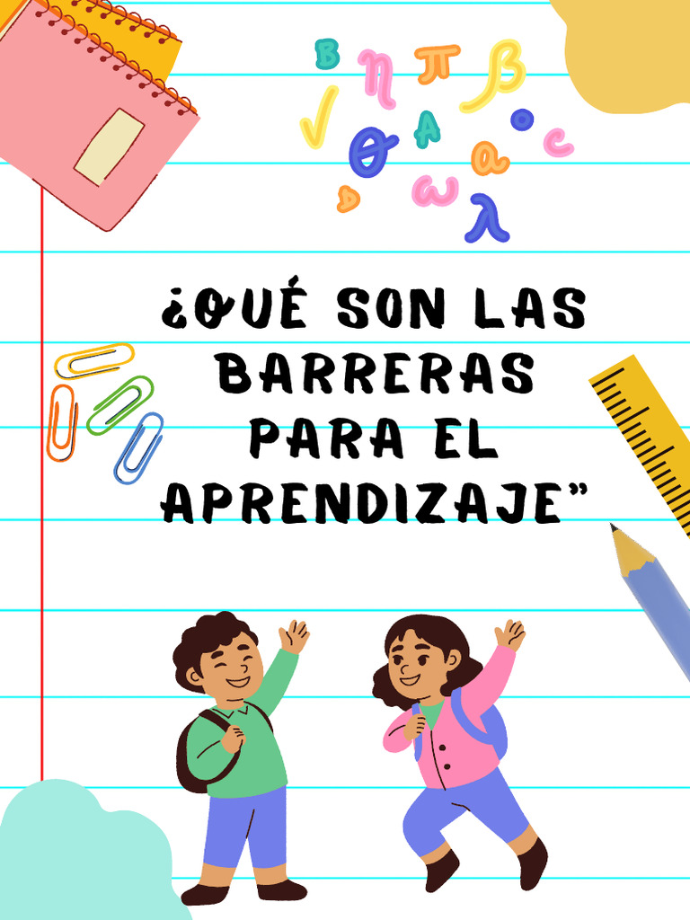 Barreras de Aprendizaje | Descargar gratis PDF | Aprendizaje | Inclusión (Educación)