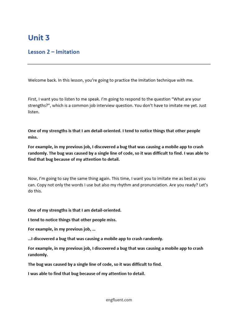 Unit 3 - Lesson 2 | PDF | Human Communication | Cognitive Science