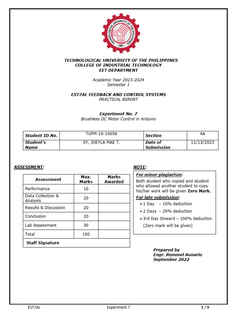 Arduino BLDC Motor Control Guide | PDF | Electric Motor | Manufactured Goods